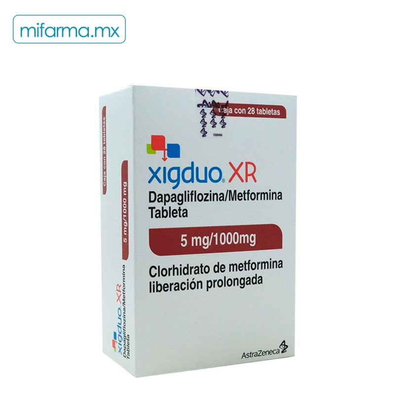 Xigduo XR 5mg 1000mg - Mi Farma